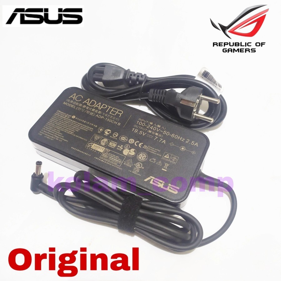 Jual Original adaptor adapter charger asus rog 19.5V 7.7A 150 Watt ...