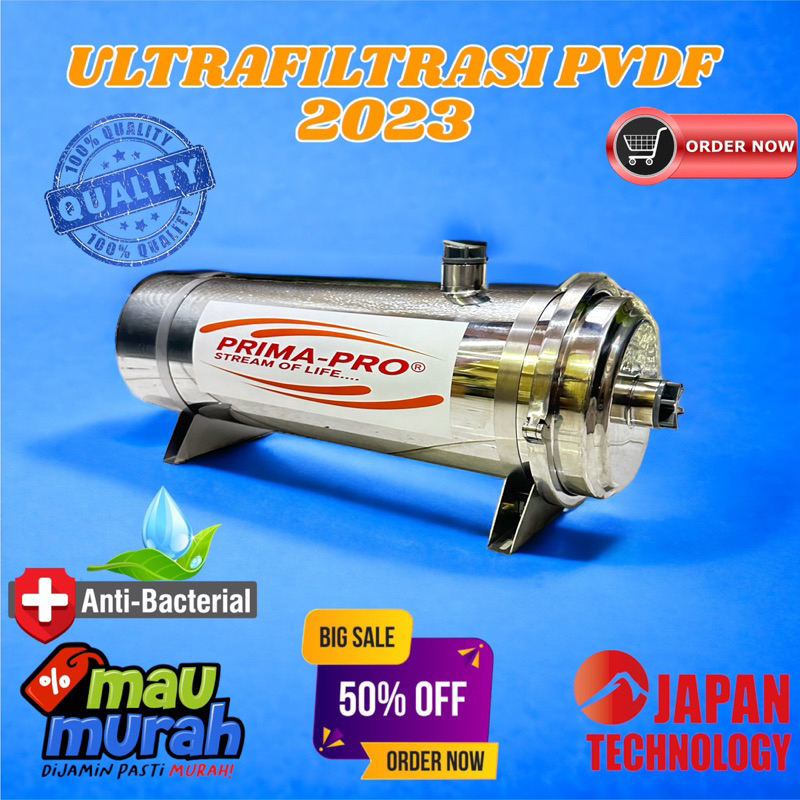 Jual Primapro Ultrafiltrasi pvdf 5000 lph Filter air Pvdf Uf 5000 lph Water purifier UF PVDF ...