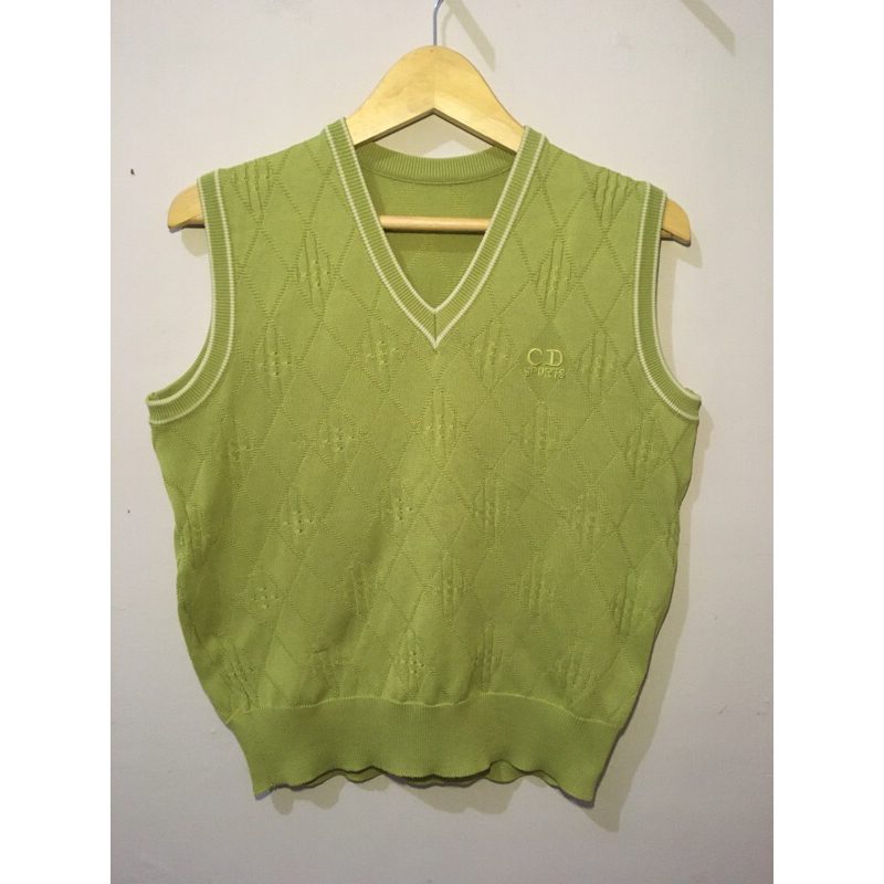 Jual G02 - Vest Academia Matcha Green Branded premium murah bagus all ...