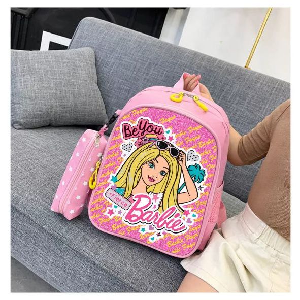 Jual tas BARBIE untuk anak perempuan PAUD TK SD dengan motif karakter ...