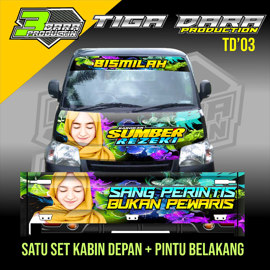 Jual STIKER DECAL KABIN GRANDMAX STIKER KACA GRANDMAX STIKER PINTU ...