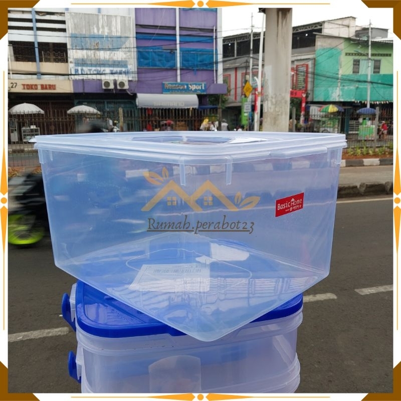 Jual Basic Home Member Lion Star Box Kotak Penyimpanan Tempat Kue Donat ...