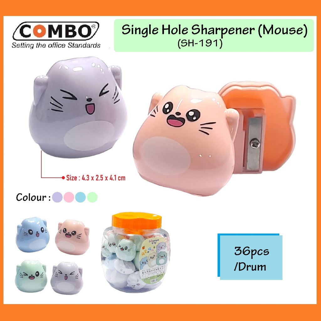 Jual Serutan Pensil Lucu / Rautan Pensil Imut / Manual Pencil Sharpener ...