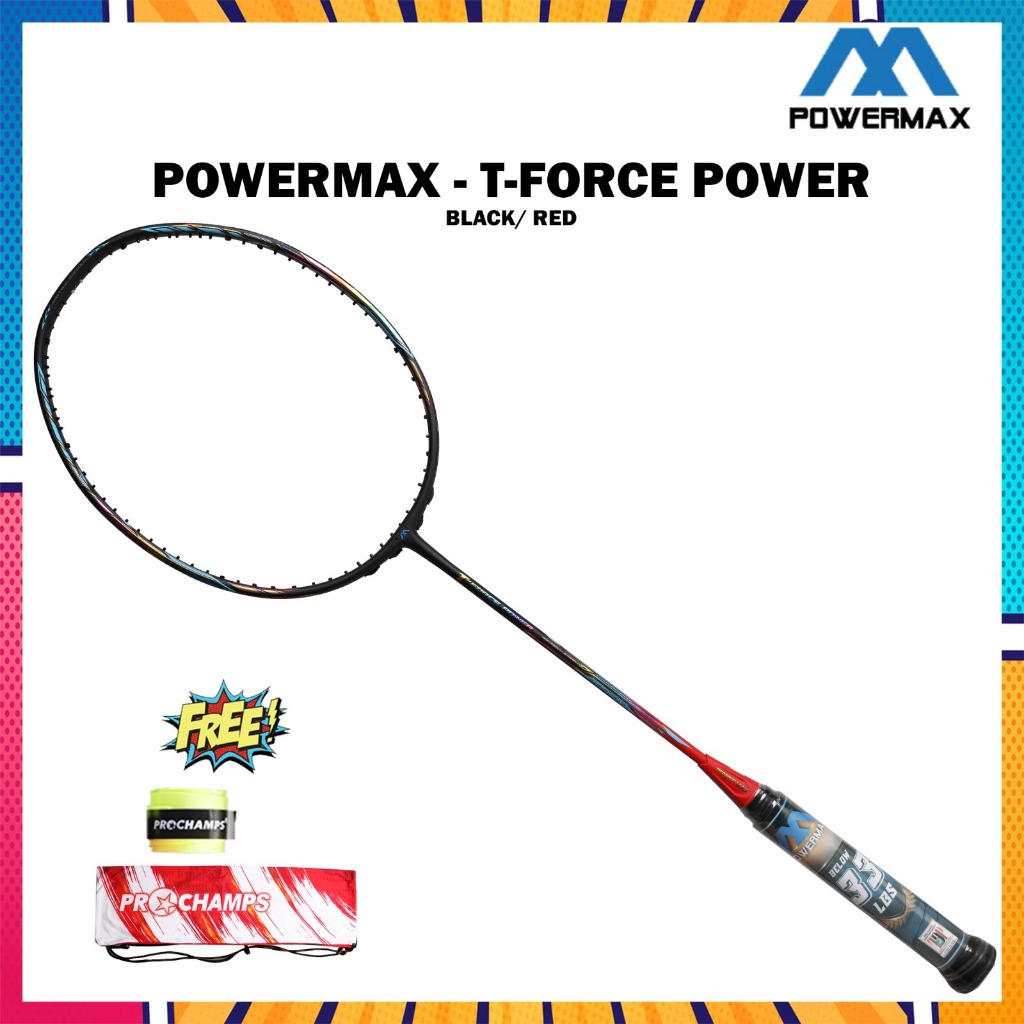 Jual Raket Badminton Power Max T-Force Power | Shopee Indonesia