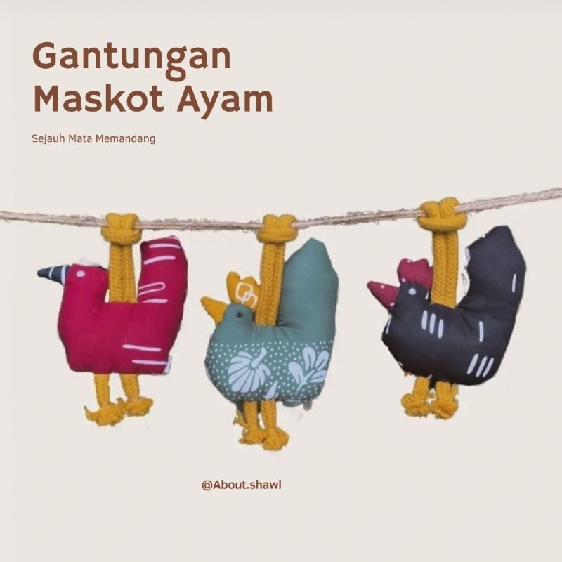 Jual Gantungan Maskot Ayam Sejauh Mata Memandang | Shopee Indonesia