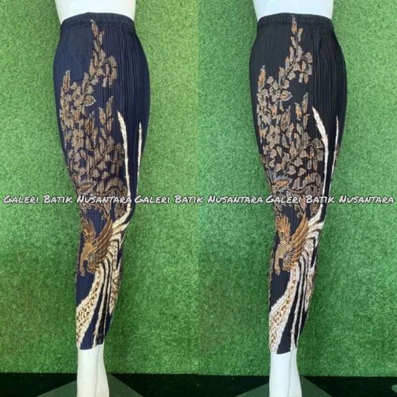 Jual Rok Plisket Batik Fit S - JUMBO All Size Rok Batik Kualitas ...