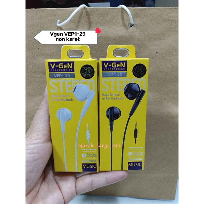 Jual Vgen Vep1-29 extra bass non karet | Shopee Indonesia