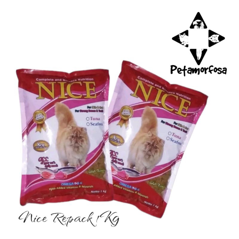 Jual NICE Cat Makanan Kucing Repack 1Kg | Shopee Indonesia Jual NICE Cat Makanan Kucing Repack 1Kg | Shopee Indonesia