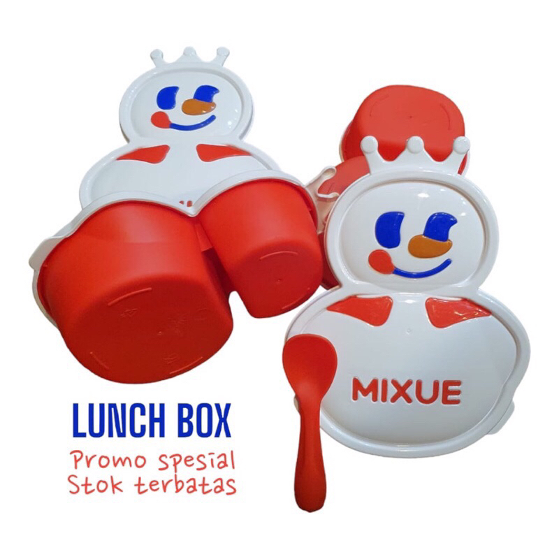 Jual TEMPAT MAKAN MIXUE/ LUNCH BOX MIXUE FREE SENDOK MAKAN | Shopee ...