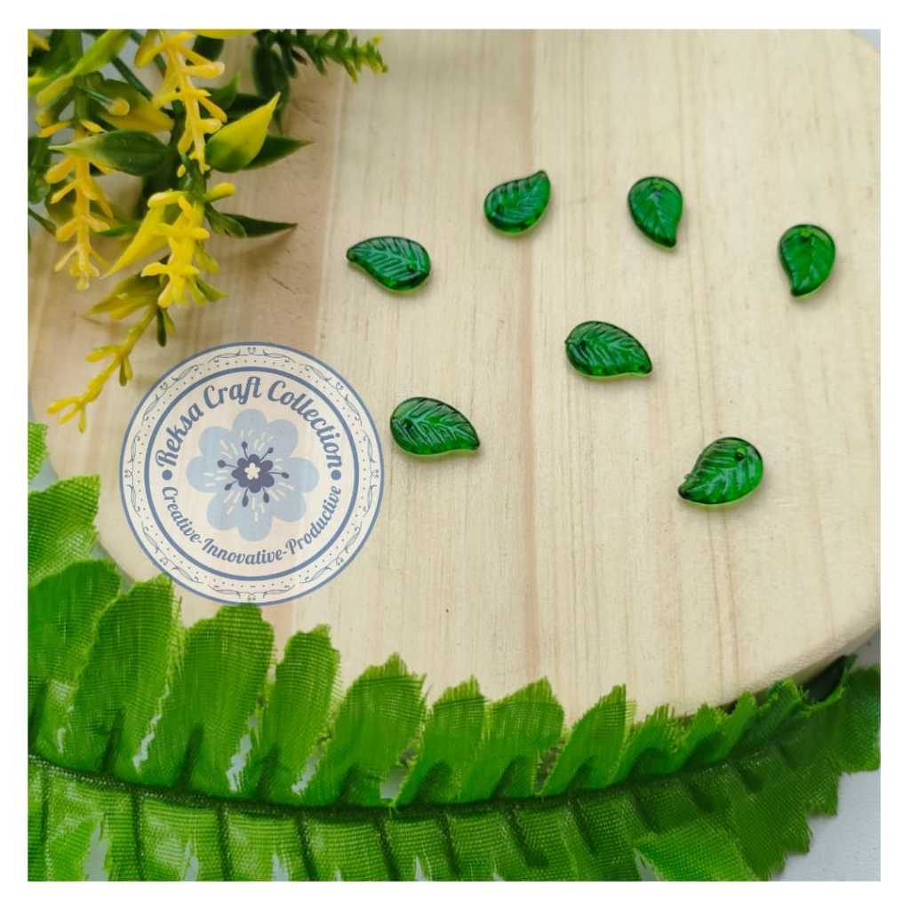 Jual BAHAN CRAFT MERANGKAI BUNGA HIAS MODEL MOTIF MOTE AC BENING DAUN ...