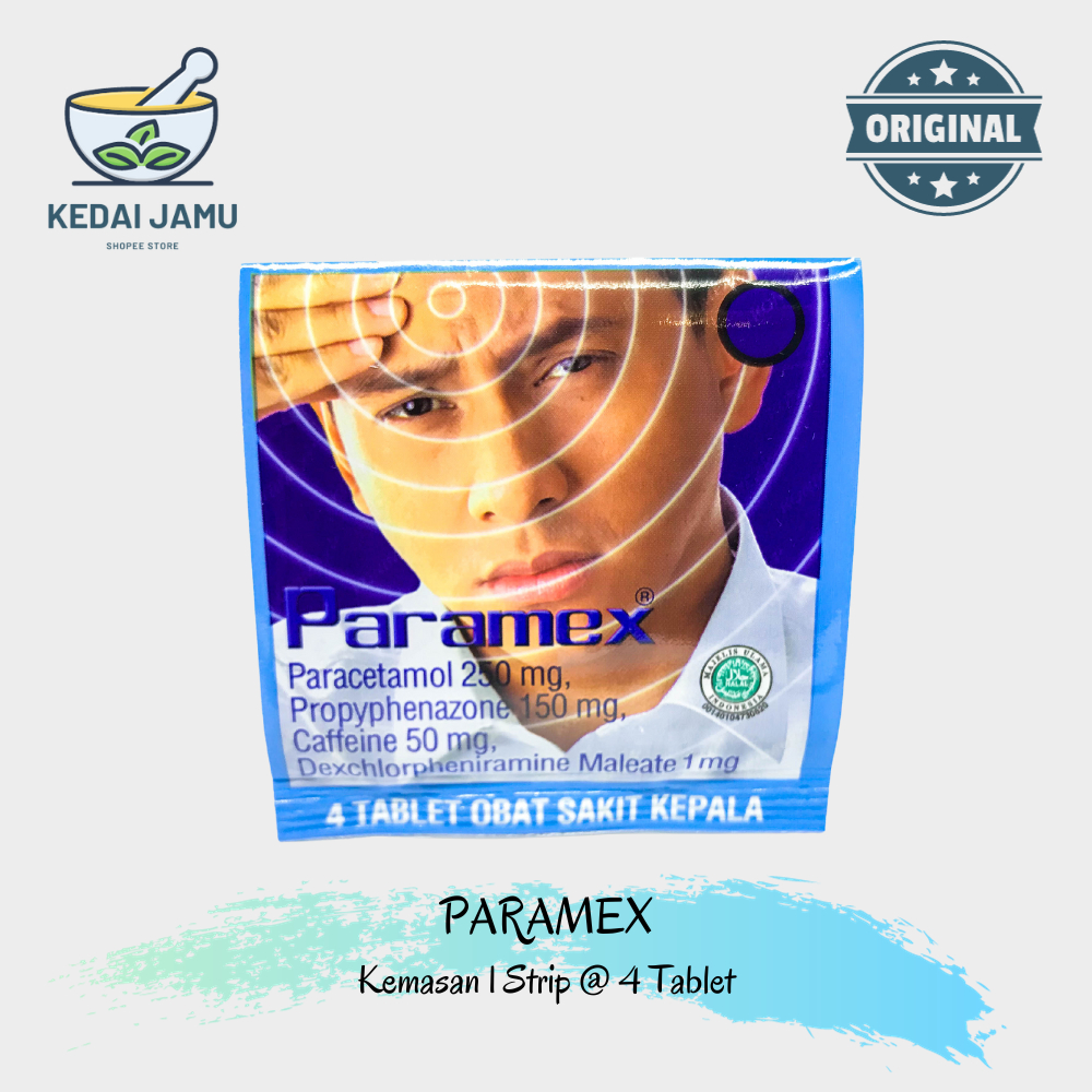Jual PARAMEX Jual Eceran (1 Strip isi 4 Tablet) | Shopee Indonesia