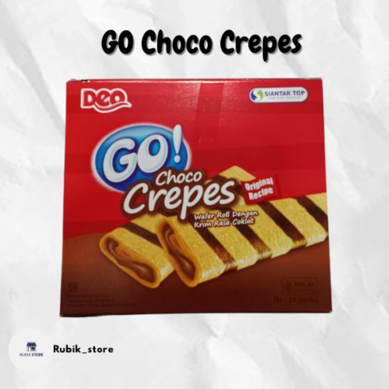 Jual GO CHOCO CREPES 1BOX ISI24 PCS | Shopee Indonesia