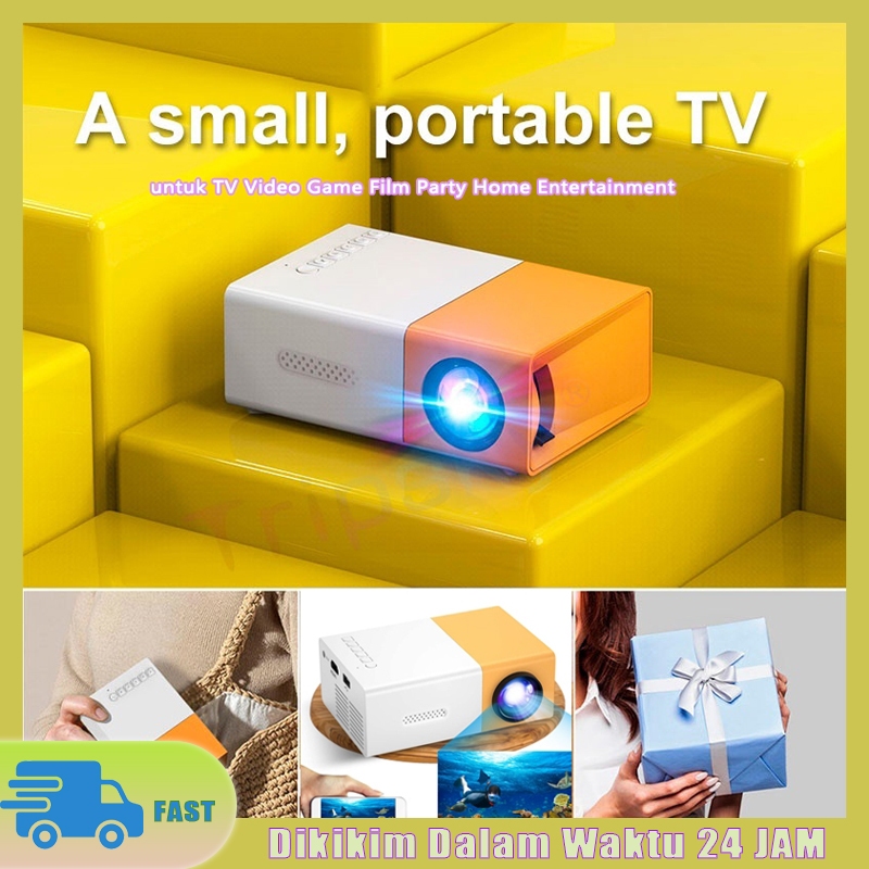 Jual Mini Proyektor /smart proyektor /YG-300 LCD Portable Projector ...