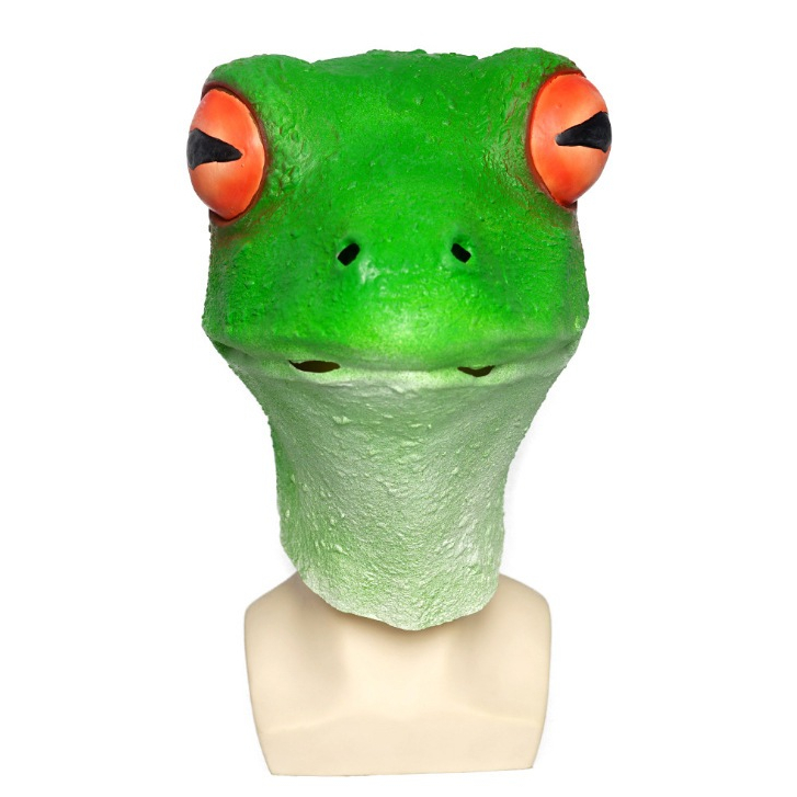 Jual TOL-59 topeng katak kodok frog latex karet halloween mask pesta ...