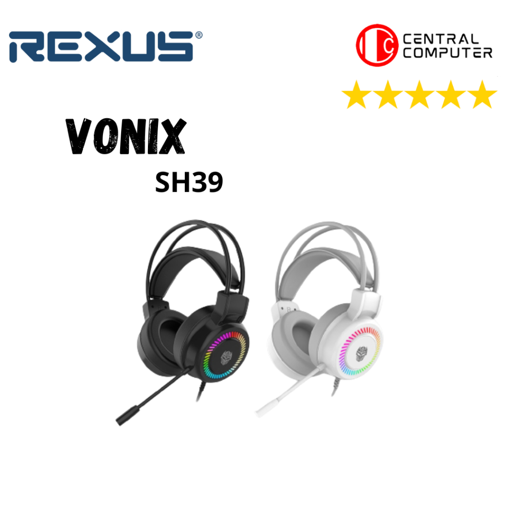 Jual Rexus Headset Gaming Vonix F30 dengan LED RGB dan free splitter ...