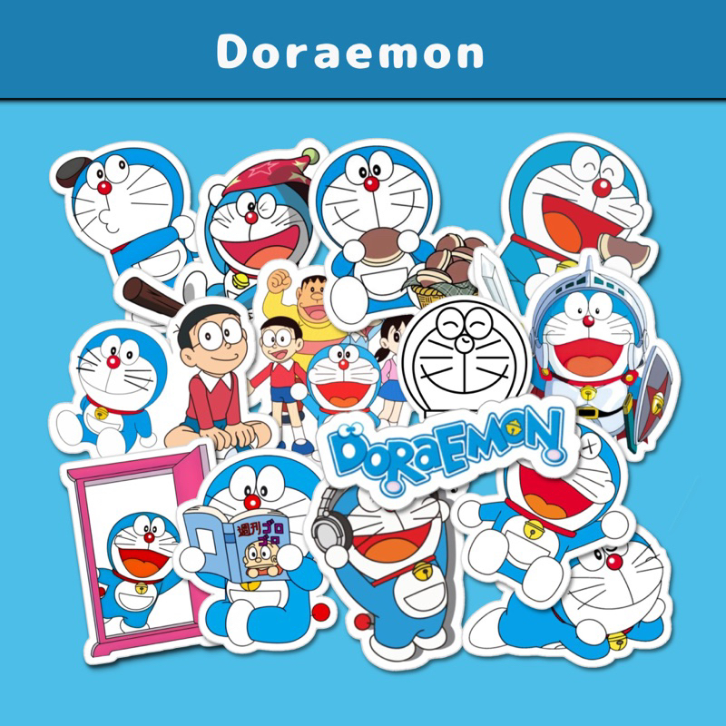 Jual Doraemon Sticker Pack sticker Aesthetic sticker tumblr stiker ...