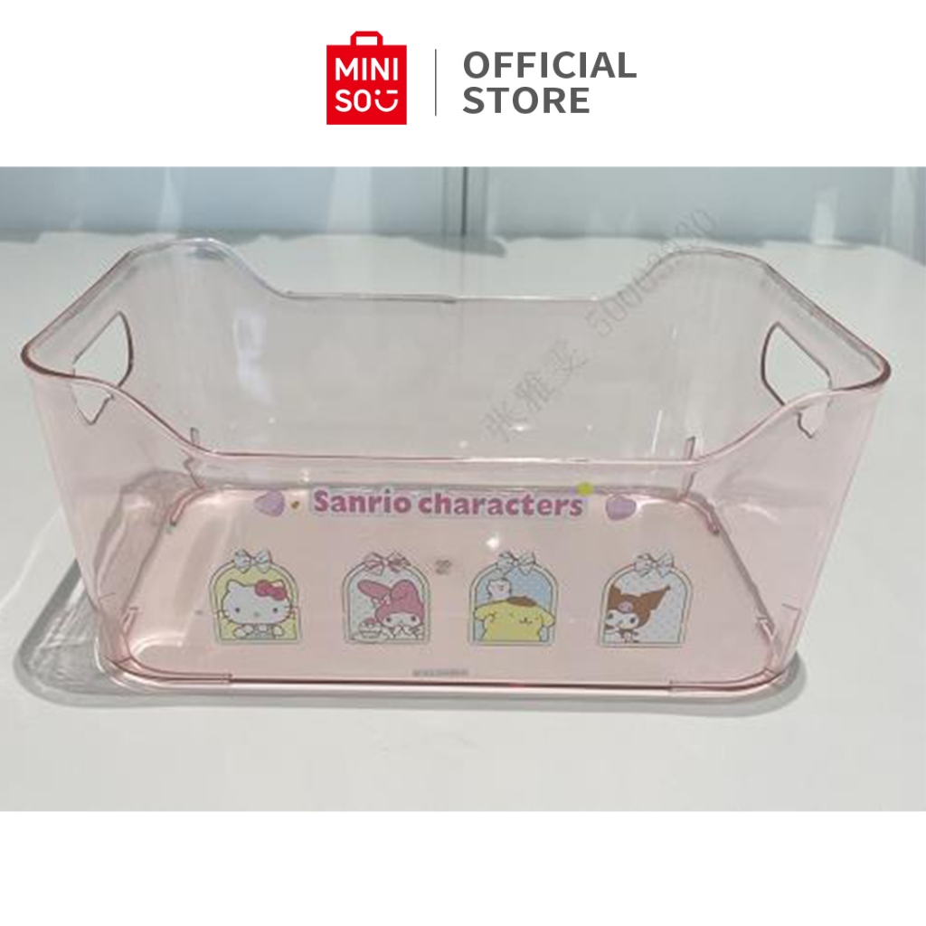 Jual Miniso Sanrio Characters Storage Box Plastik Box Container ...