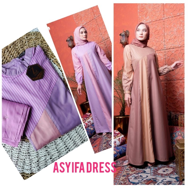 Jual rabiya qiara Asyifa Latifa Meisya zaskiya namira kayla dress by ...