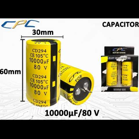Jual Elco Capacitor CPC Original Model Bombardir 10000Uf 80V (Heavy ...