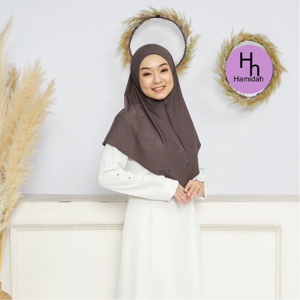 Jual HIJAB BERGO MALAY HAMIDAH / KERUDUNG INSTAN | Shopee Indonesia