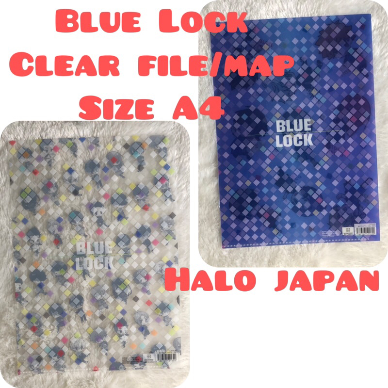Jual blue lock file holder map size A4 original japan | Shopee Indonesia