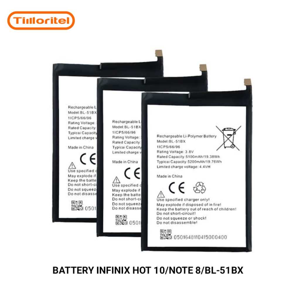 Jual BATTERY INFINIX HOT 10 / NOTE 8 / BL-51BX | Shopee Indonesia