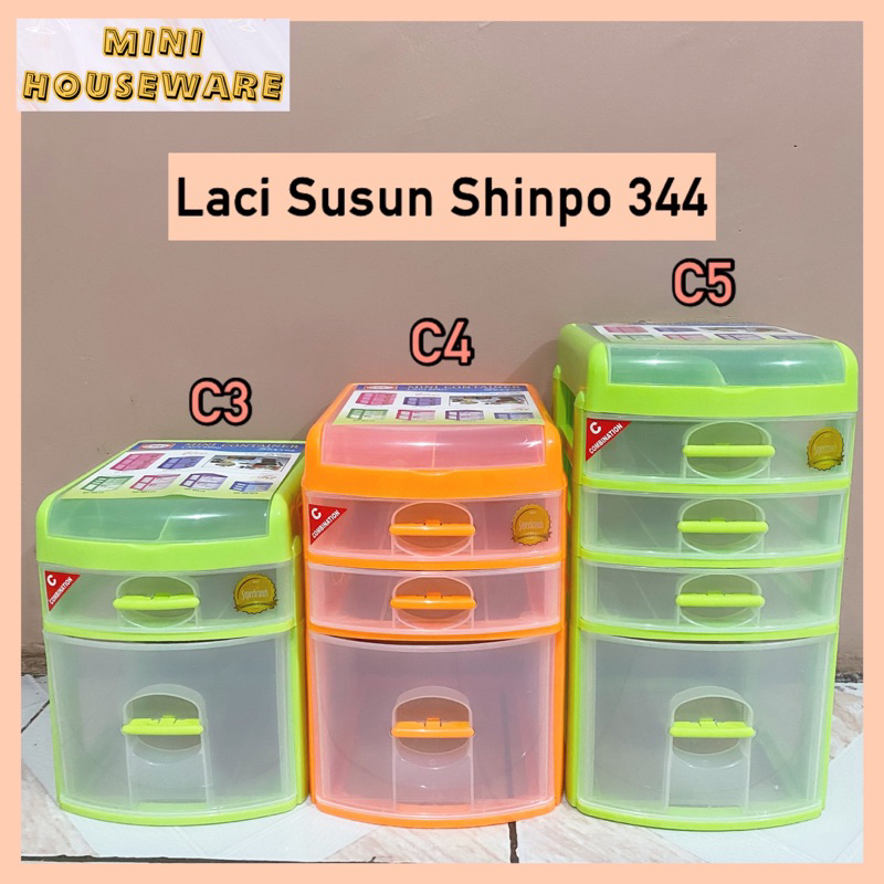 Jual Laci Plastik Susun Besar Shinpo 344 / Laci Obat / Laci Makeup ...