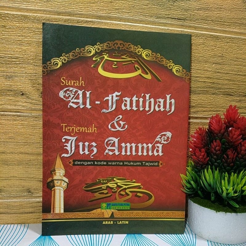 Jual Surah Al Fatihah dan terjemah Juz amma kode warna hukum tajwid Arab dan latin ukuran Besar ...