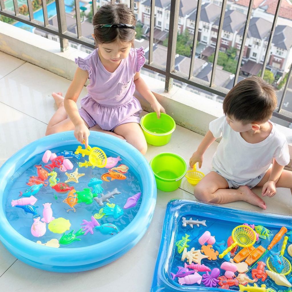 Jual OhbabysalesJakarta MAINAN PANCING IKAN BULAT DAN PETAK | Shopee ...