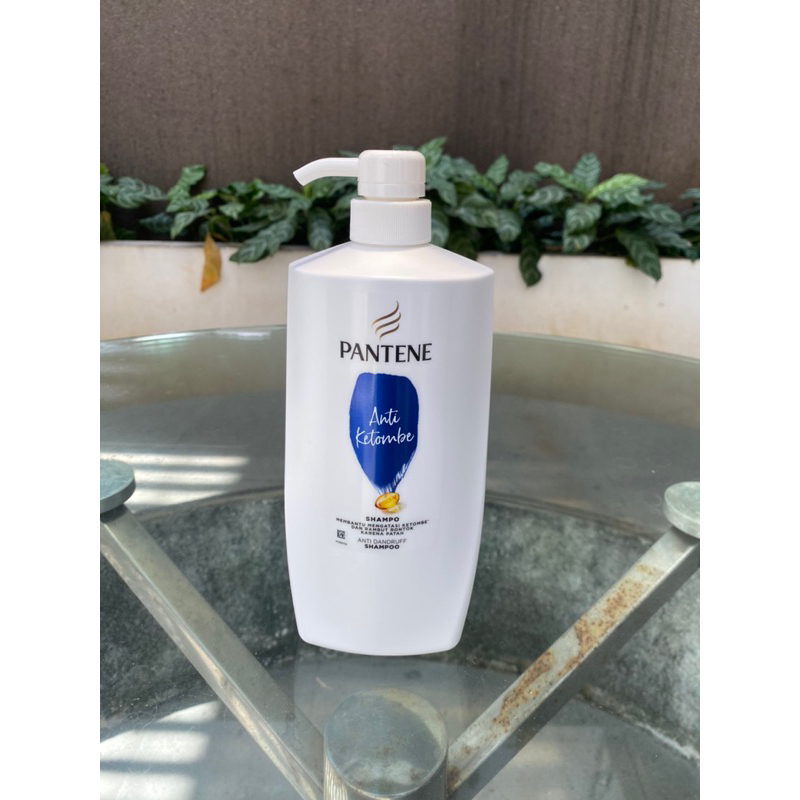Jual Pantene Shampoo Anti Ketombe Pump 900 ml (Biru) | Shopee Indonesia
