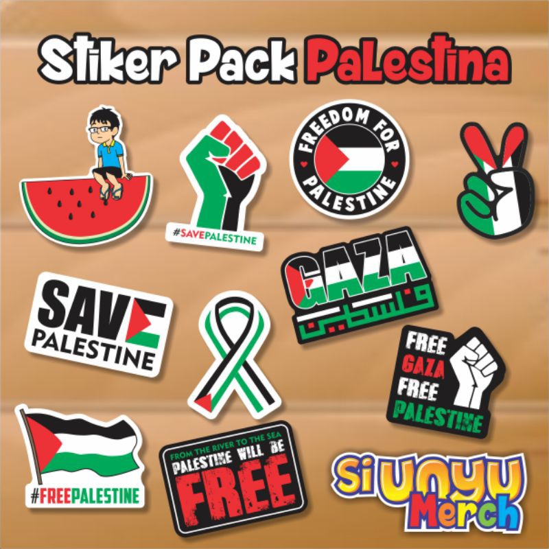 Jual Palestine Sticker Pack | Stiker Palestina Isi 10 pcs | Shopee ...