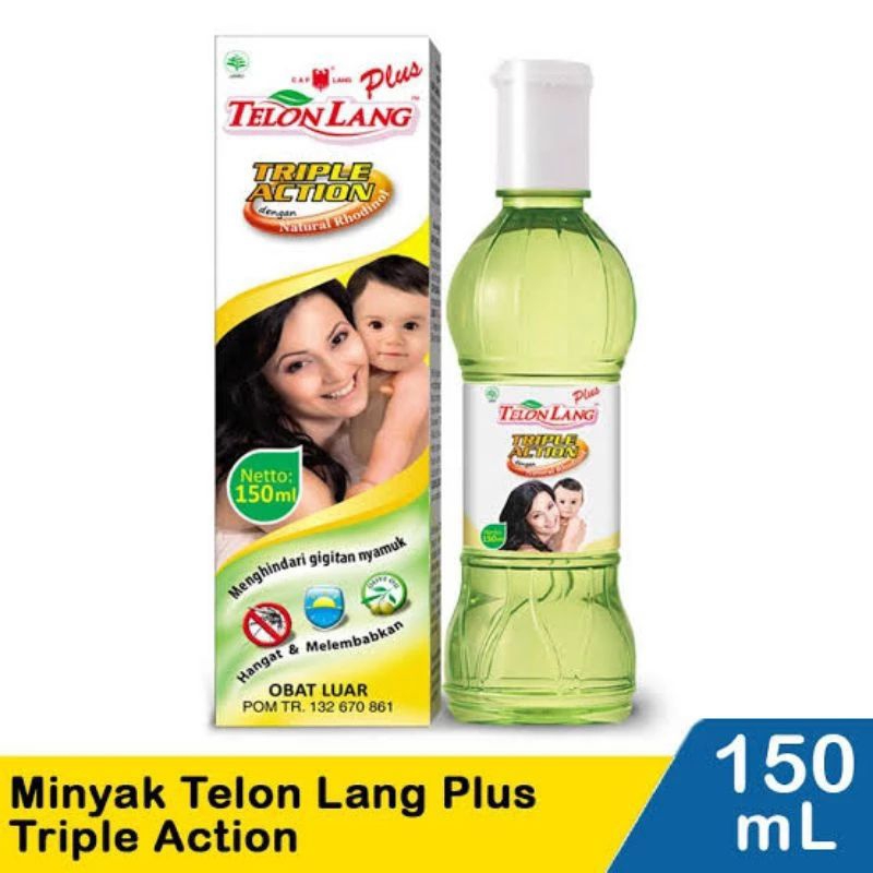 Jual Minyak Telon Lang plus Triple Action 150ml | Shopee Indonesia