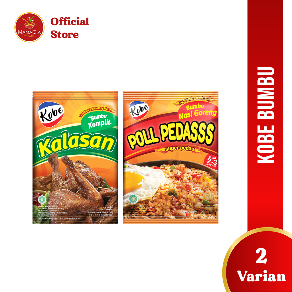 Jual Kobe Bumbu Komplit Ayam Kalasan Nasi Goreng Pedas Sachet | Shopee ...