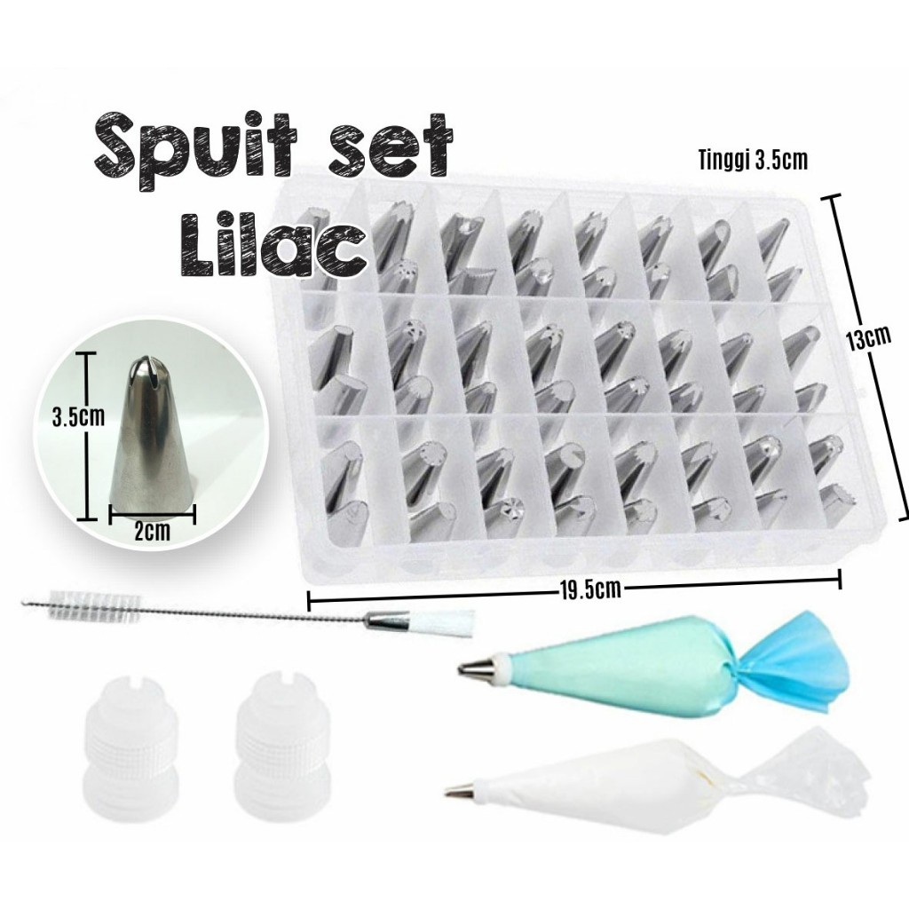 Jual Spuit Set Lilac | Shopee Indonesia