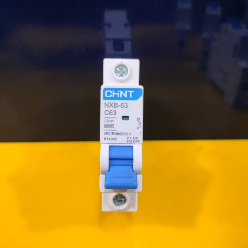 Jual CHINT MCB 63A Single pole 1 Phase NXB-63 C63A CHINT | Shopee Indonesia