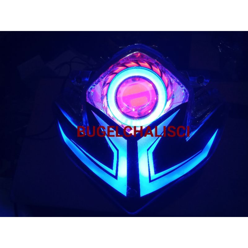 Jual Reflektor Lampu Depan Satria Fu Barong Custom lazy | Satria Fu ...