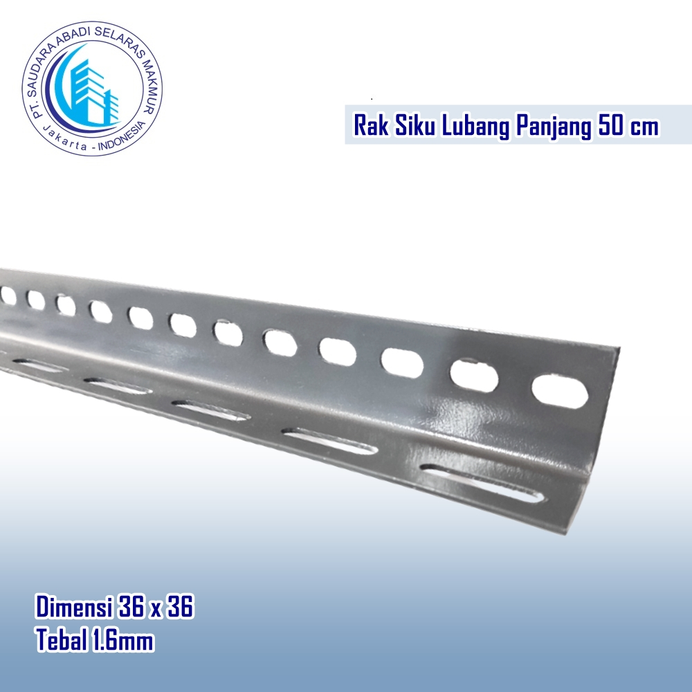 Jual Rak Siku Lubang 1.6mm (50cm) | Shopee Indonesia