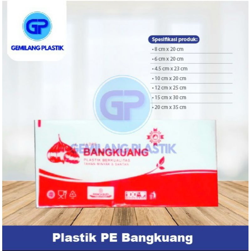 Jual Plastik PE Bangkuang ukuran lengkap | Shopee Indonesia