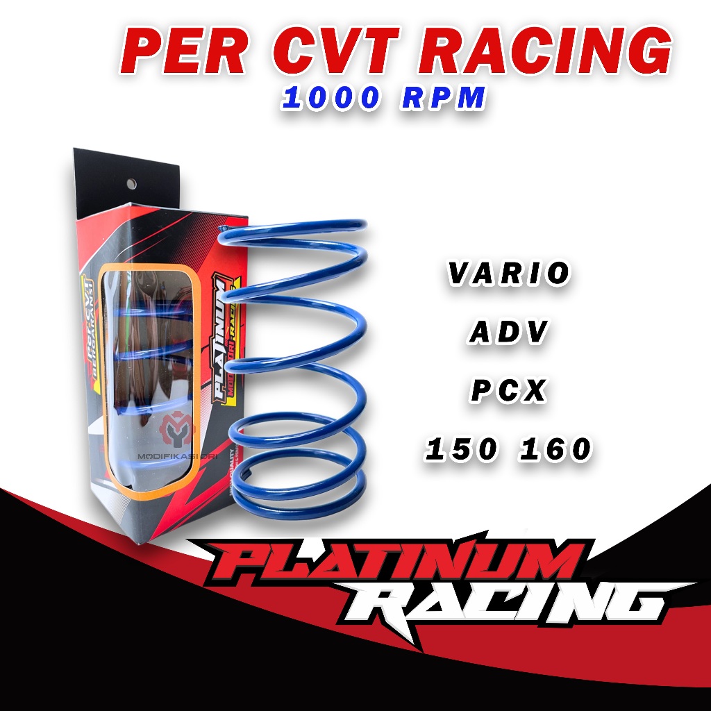 Jual PER CVT RACING 1000 RPM VARIO 125 - 150 - 160 / PCX / ADV 150 ...