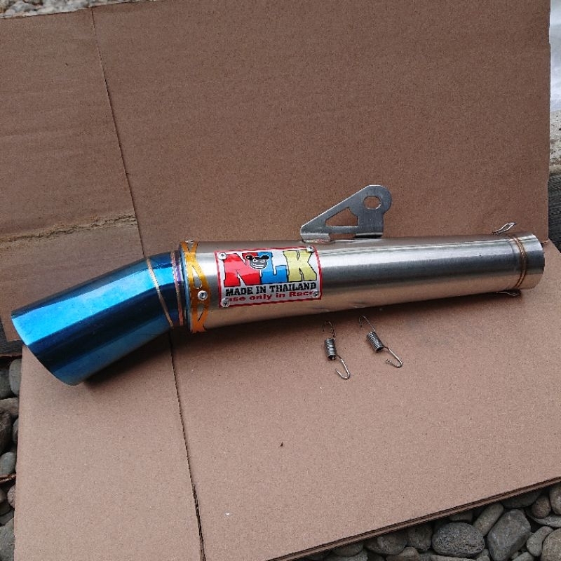 Jual Open Specs Nlk/Daeng Sai4 Conical exhaust pipe Canister NLK pipe ...