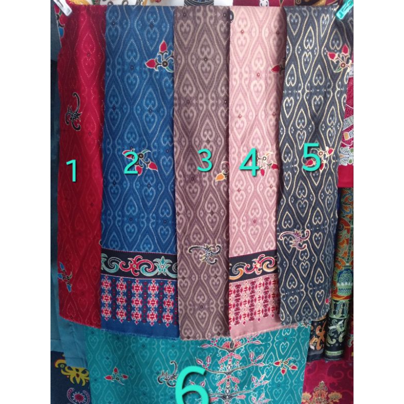 Jual kain batik khas kal-teng>harga per setengah meter atau 50cm ...