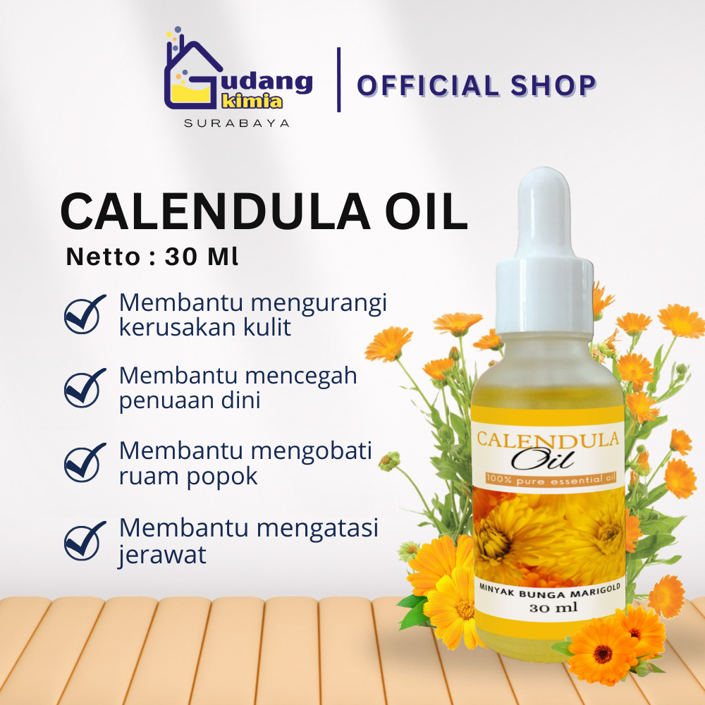 Jual Calendula Oil / Minyak Bunga Marigold / Cold Pressed 30 ML ...