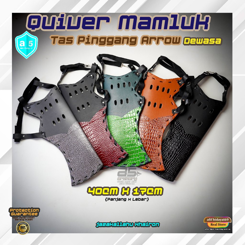 Jual Tas Pinggang Panah Dewasa Quiver Tipe Mamluk Olah Raga Panahan ...