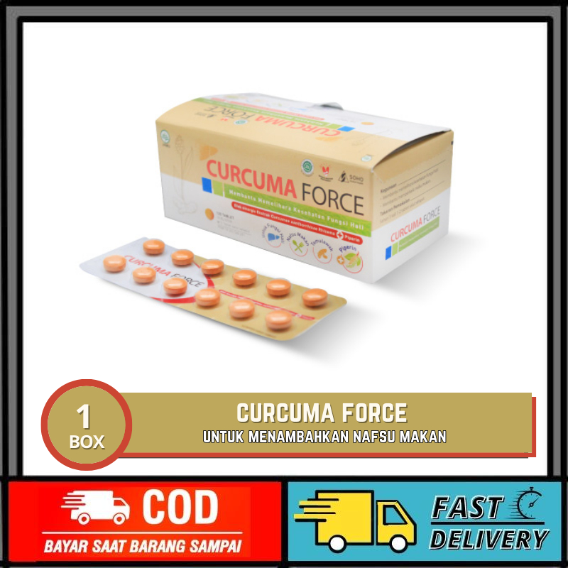 Jual Curcuma Force Penambah Nafsu Makan 1 Box | Shopee Indonesia