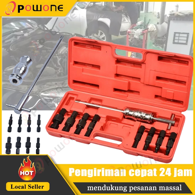 Jual 9Pcs/set Blind Hole Inner Bearing Puller Remover Set Slide Hammer ...