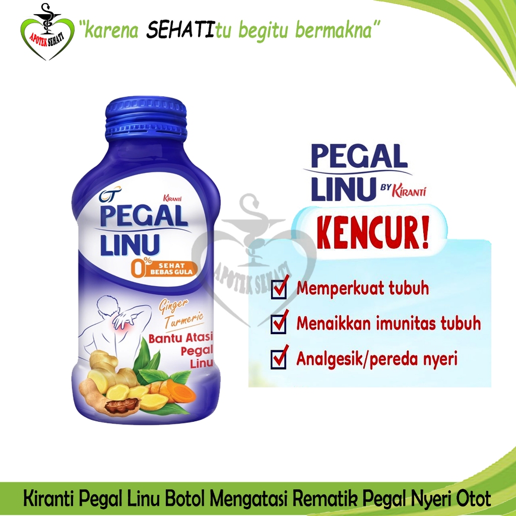 Jual Kiranti Pegal Linu Botol Mengatasi Rematik Pegal Nyeri Otot ...