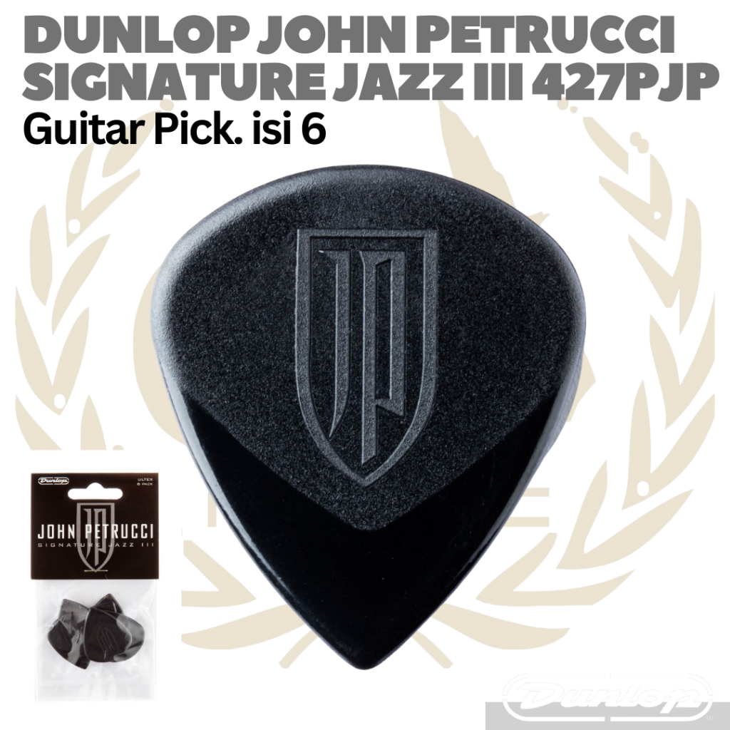 Jual DUNLOP JOHN PETRUCCI Signature Jazz III Guitar Pick | Pik Gitar ...
