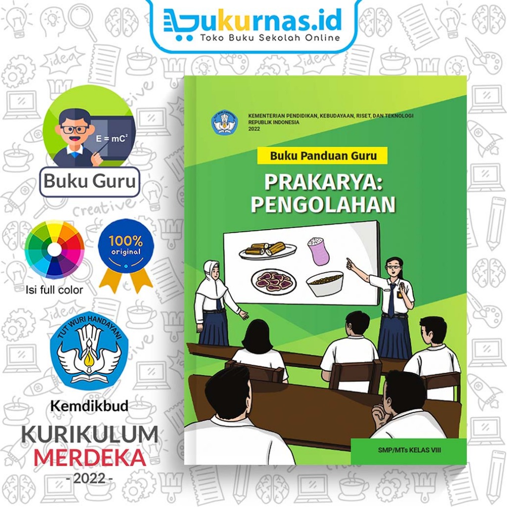 Jual Buku Panduan Guru Prakarya : Pengolahan SMP/MTs Kelas 8 Kurikulum Merdeka Kurmer | Shopee ...