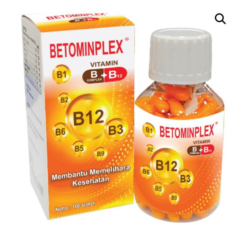 Jual BETOMINPLEX Vitamin B Kompleks Botol 100 Tablet | Shopee Indonesia