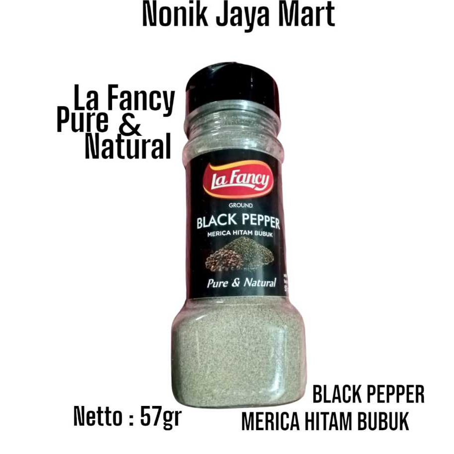 Jual La Fancy Merica Hitam Bubuk 100% Murni Kemasan 57gr | Shopee Indonesia